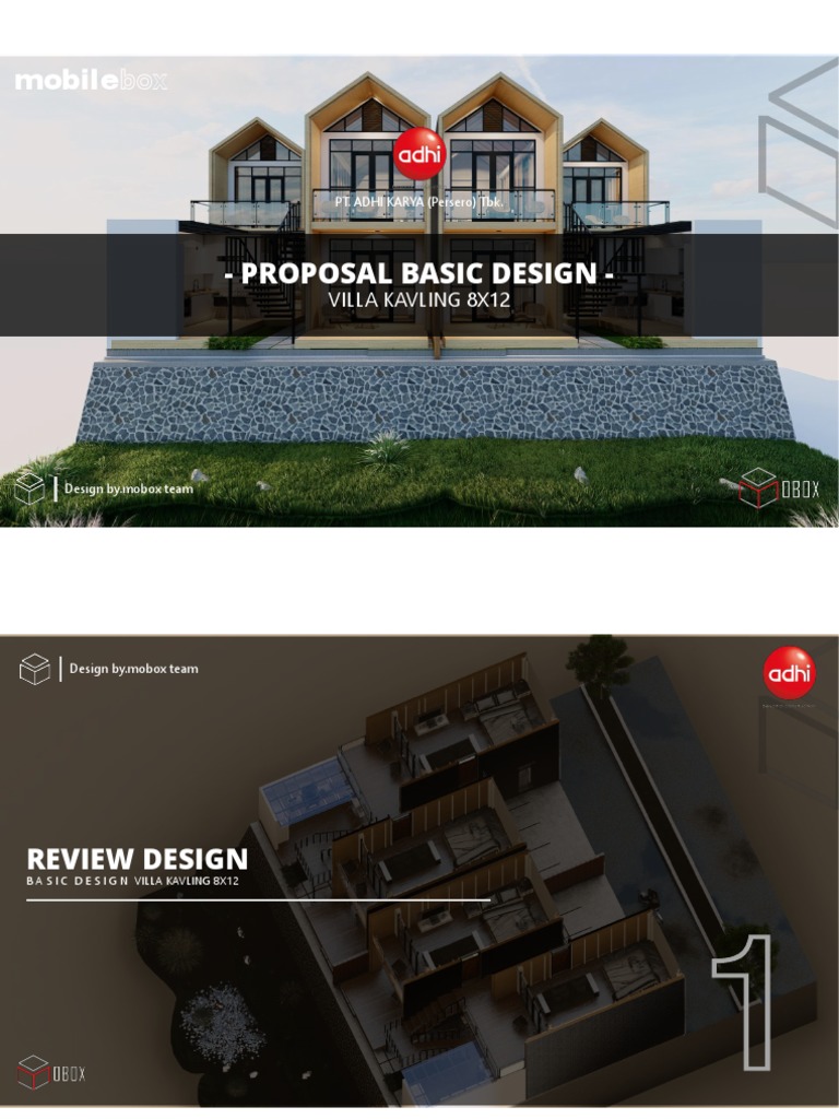 Basic Design Proposal for Villa Kavling | PDF