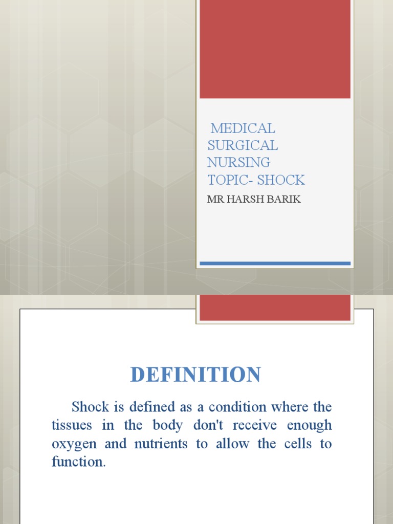 Shock | PDF | Shock (Circulatory) | Medical Emergencies