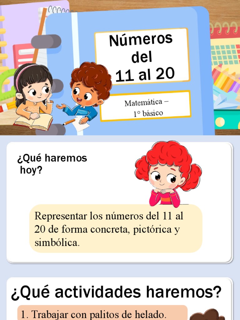 Actividades para Números del 11 al 20 | PDF | Métodos y materiales de ...