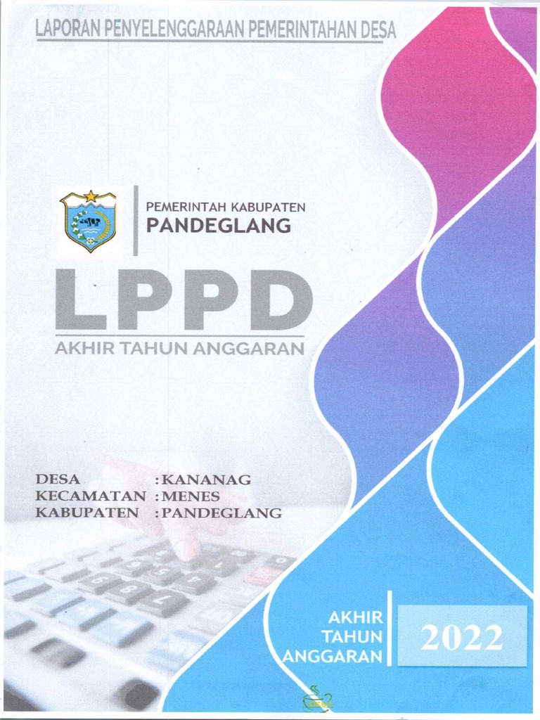 LPPD Desa Kananga - Menes PDF | PDF