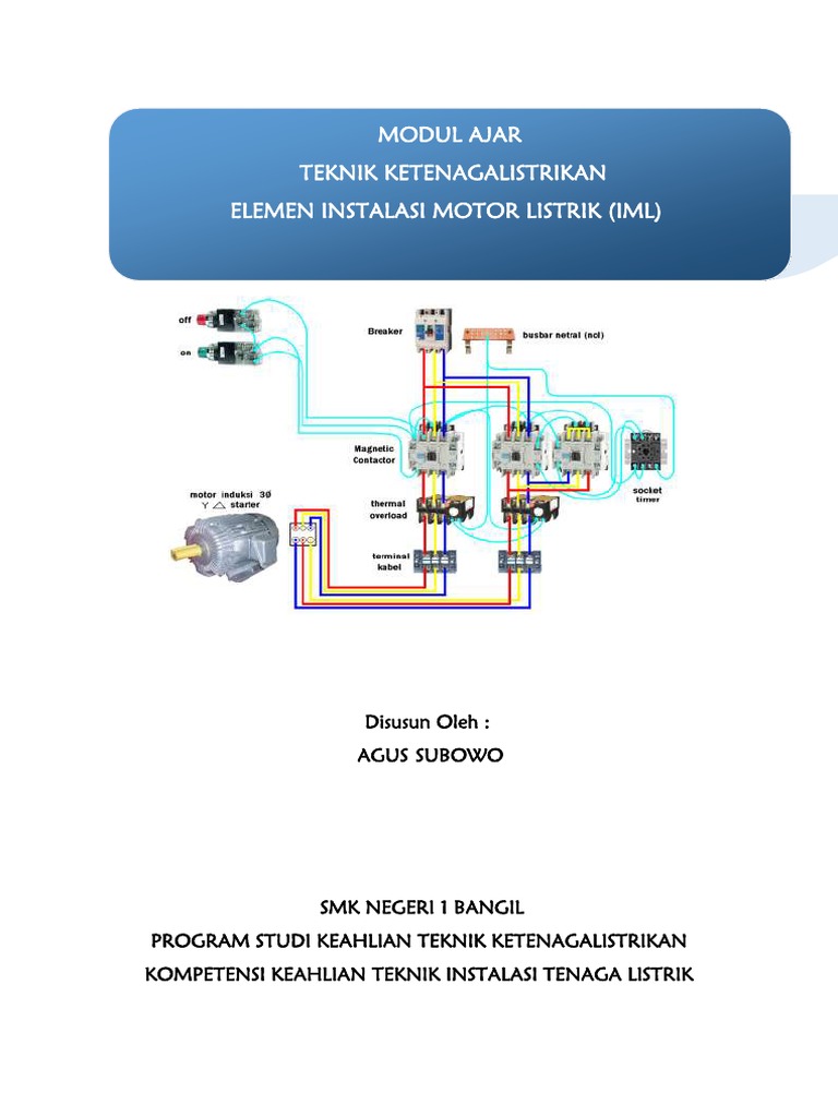 Modul Instalasi Motor Listrik SMK | PDF | Teknologi & Rekayasa