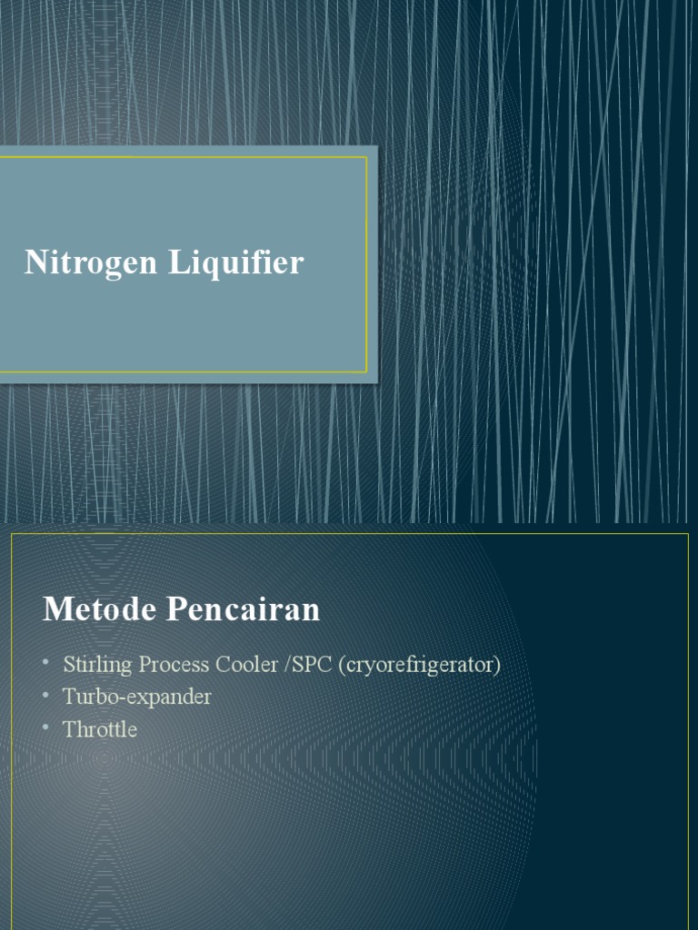 Nitrogen Liquifier | PDF