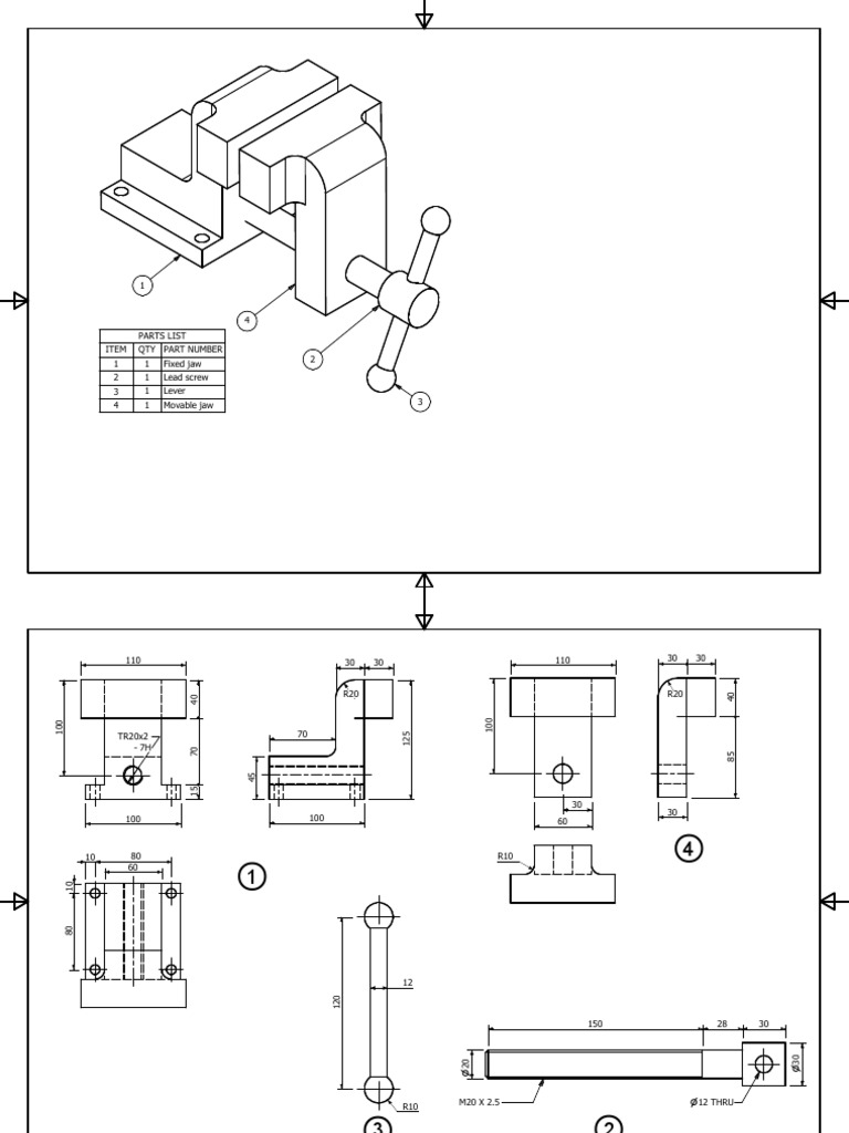 Bench Vise Parts and Assembly Guide | PDF