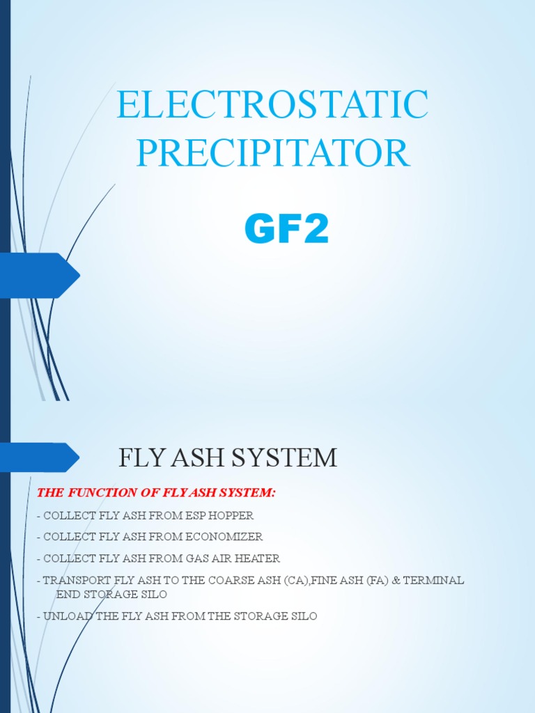 Electrostatic Precipitator GF2 | PDF