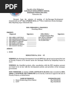 Barangay Resolution Adopting City Ordinance 2017 | PDF | Government ...
