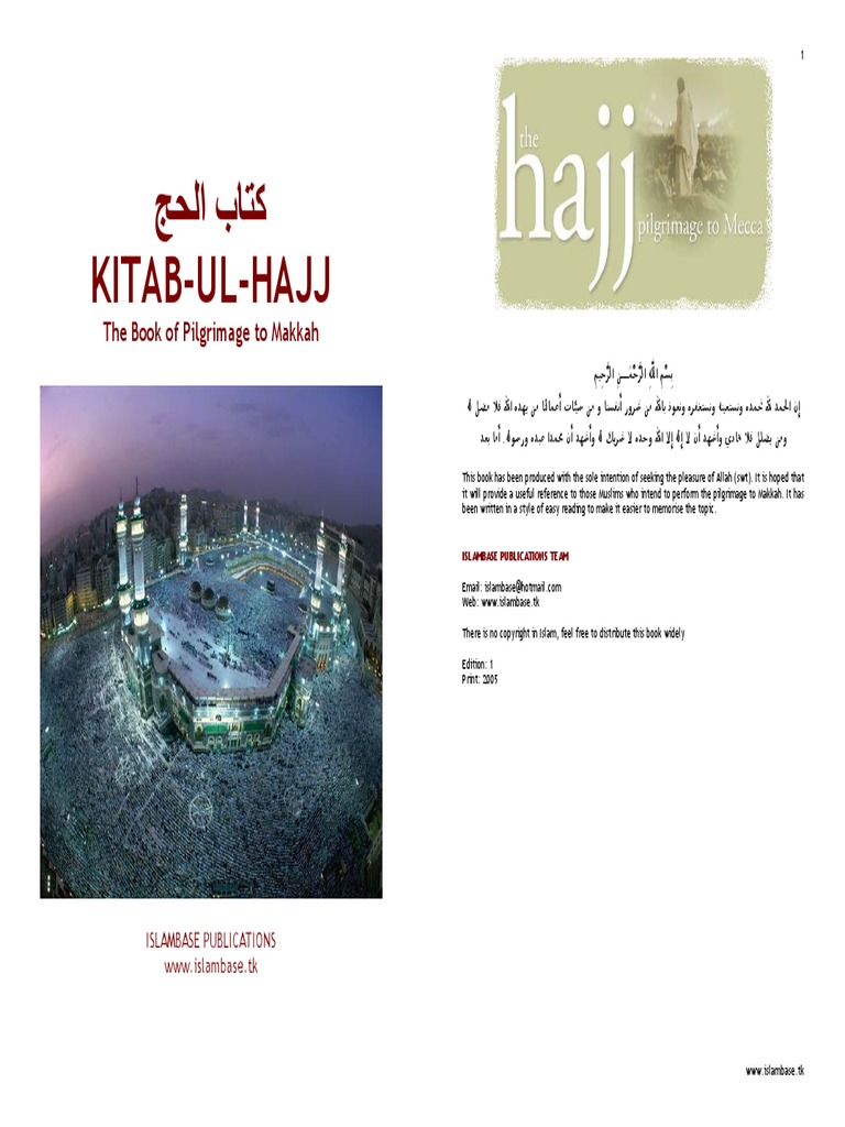 Kitab Ul Hajj PDF | PDF | Hajj | Mecca