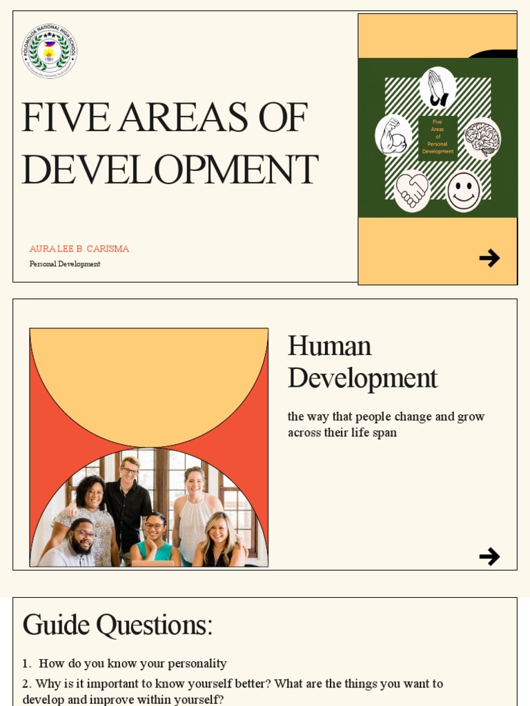 2.1 Five Areas of Development | PDF | Feeling | Cognitive Psychology