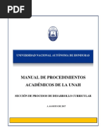 Manual de Procedimientos Art. 140 UNAH | PDF | Arte