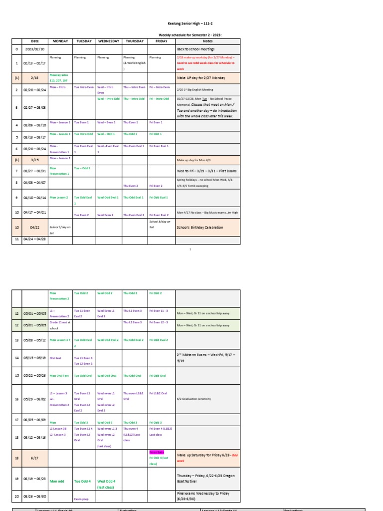 111_2 Schedule planning 2(KAREN).docx | PDF