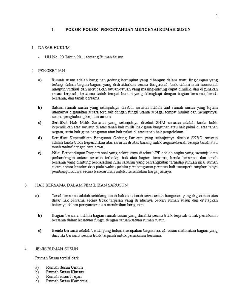 Vii Rumah Susun | PDF