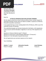 Change of Bank Signatories Request | PDF | Career & Growth | Finance ...