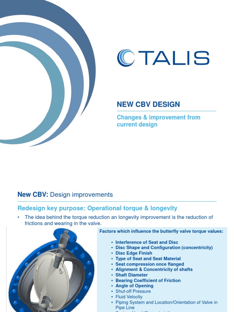 New CBV Design Improvements | PDF | Valve | Industrial Processes