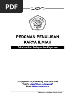 Pedoman Penulisan Karya Ilmiah 2017 (PPKI UM) | PDF