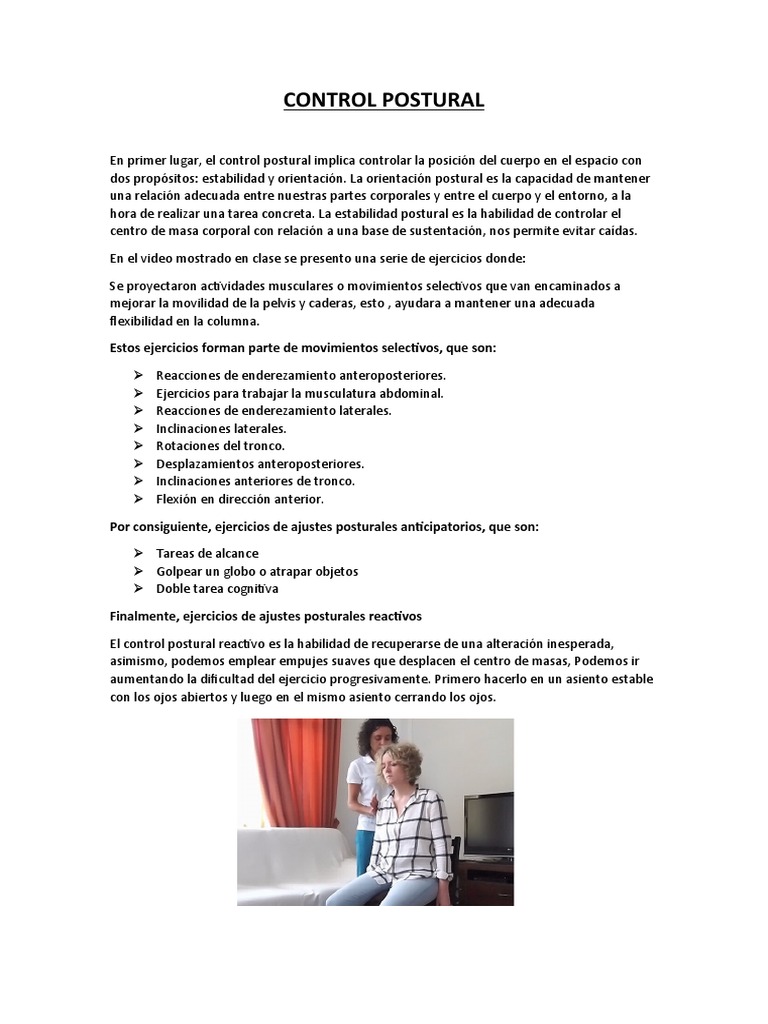 Control Postural | PDF