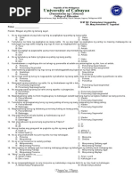 FILIPINO Test Paper | PDF