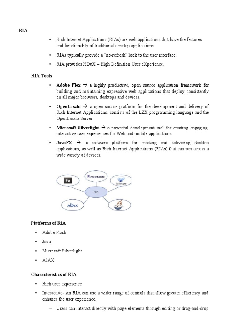 RIA | PDF | World Wide Web | Internet & Web