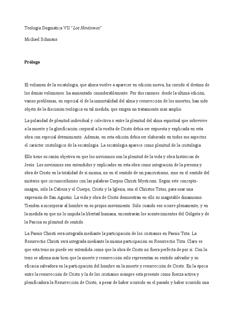 Los Novísimos | PDF | La resurrección de Jesús | Cristo (título)