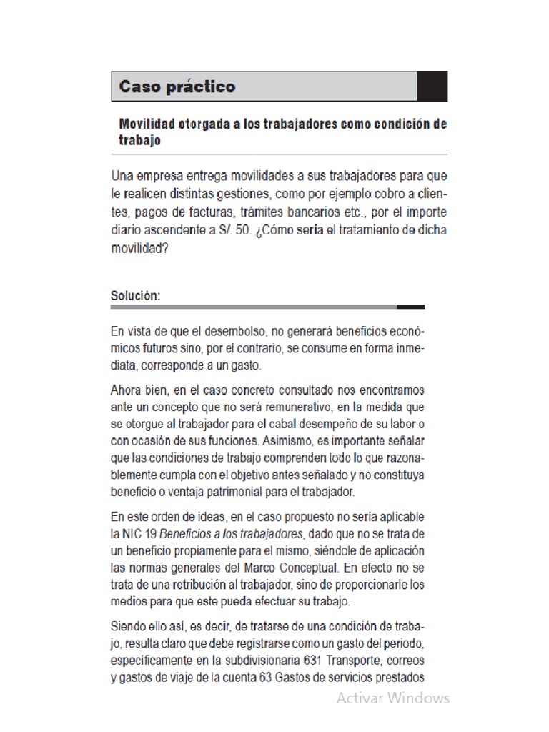 NIC 19 Casos Practicos | PDF