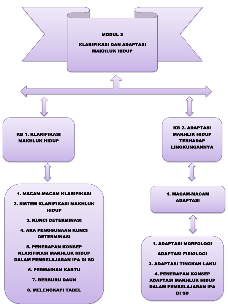 Peta Konsep Modul 3 Ipa | PDF