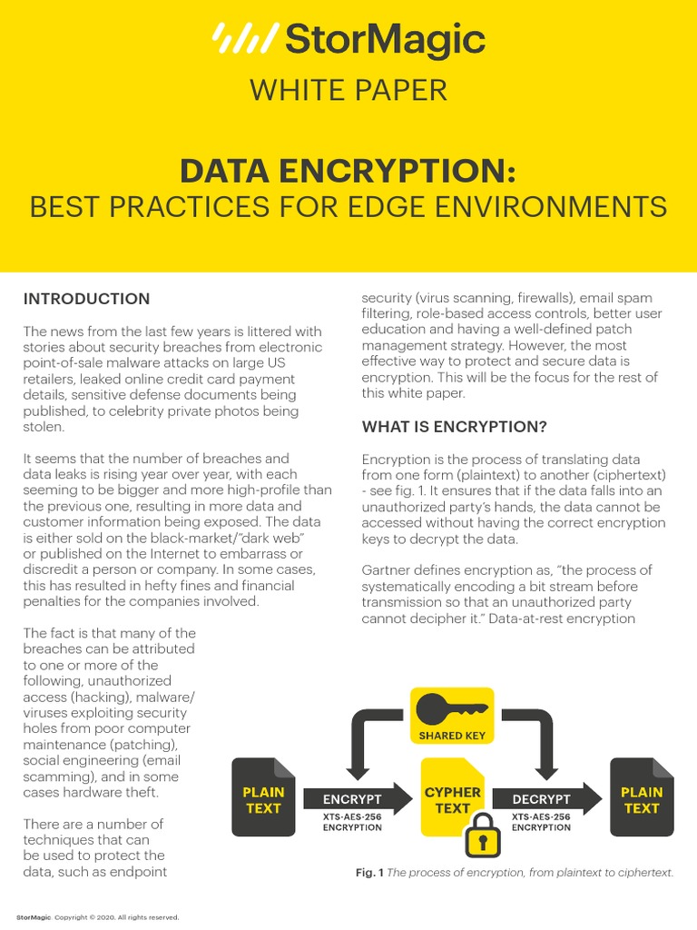 Data Encryption Best Practices For Edge Environments | PDF | Encryption | Security