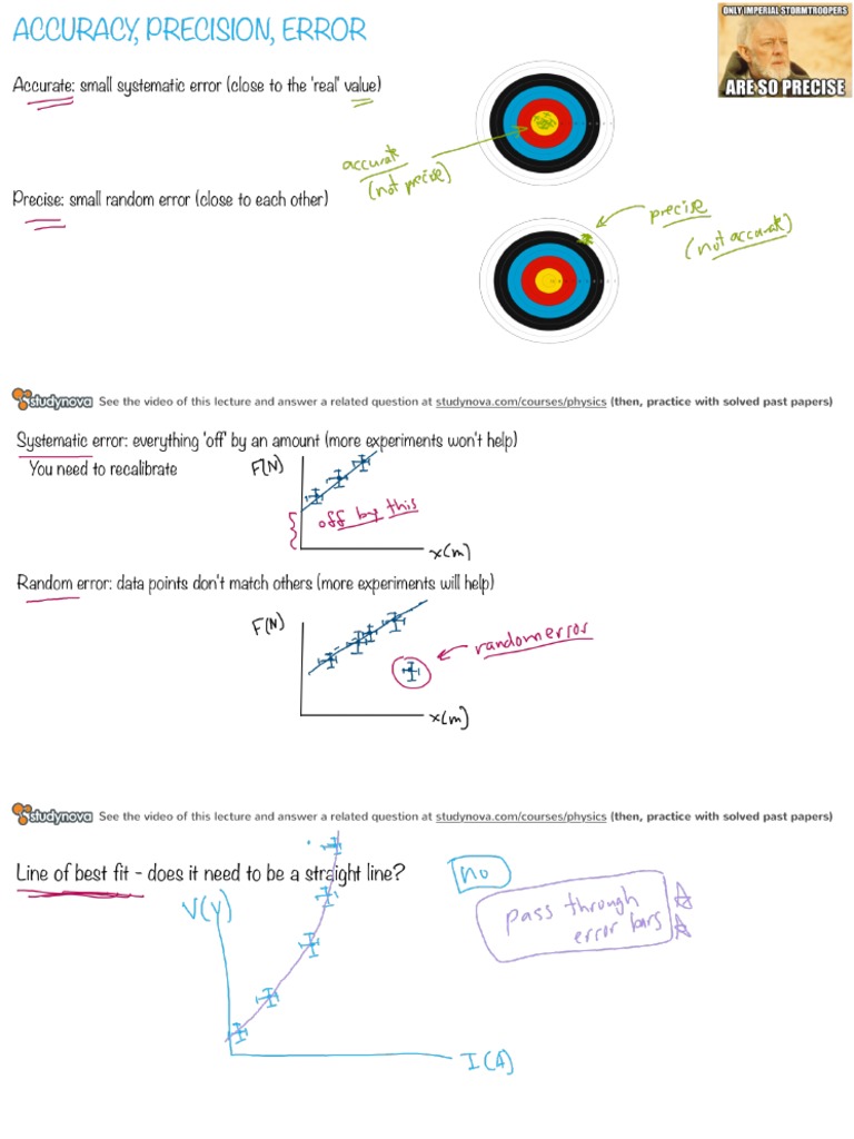 1.2 Accuracy Precision Error | PDF