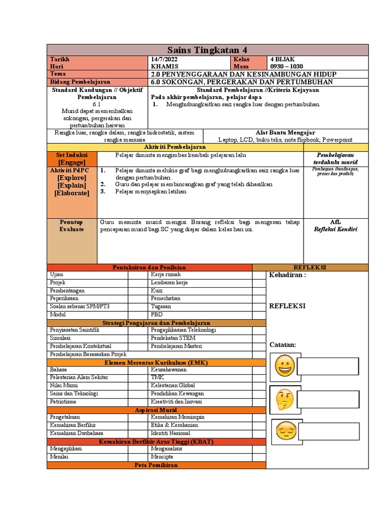 RPH Minggu 16 | PDF | Karier & Perkembangan