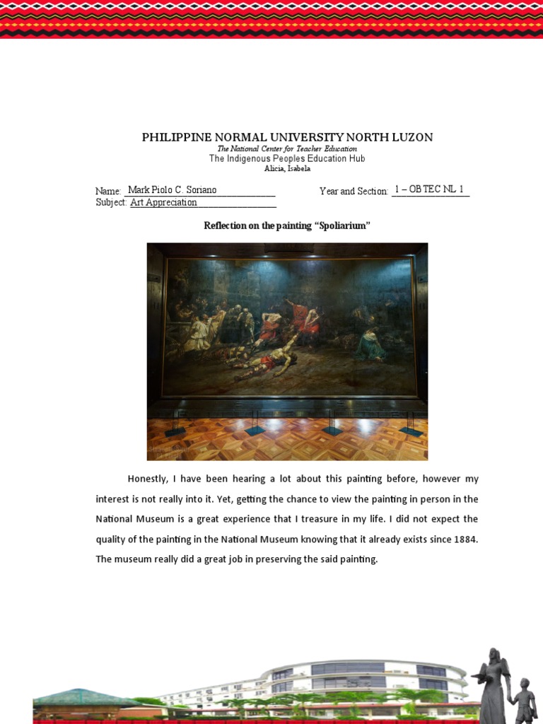 Art App - Spoliarium Reflection | PDF
