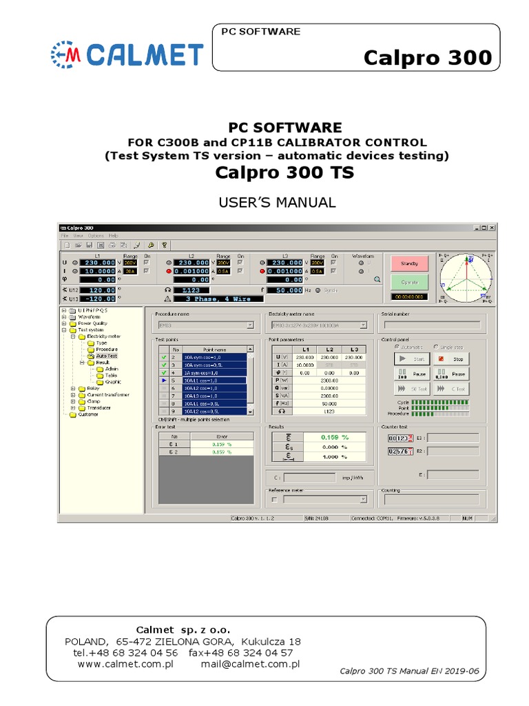 Calpro 300 TS Manual EN 2019-06 PDF | Download Free PDF | Microsoft Excel | Point Of Sale