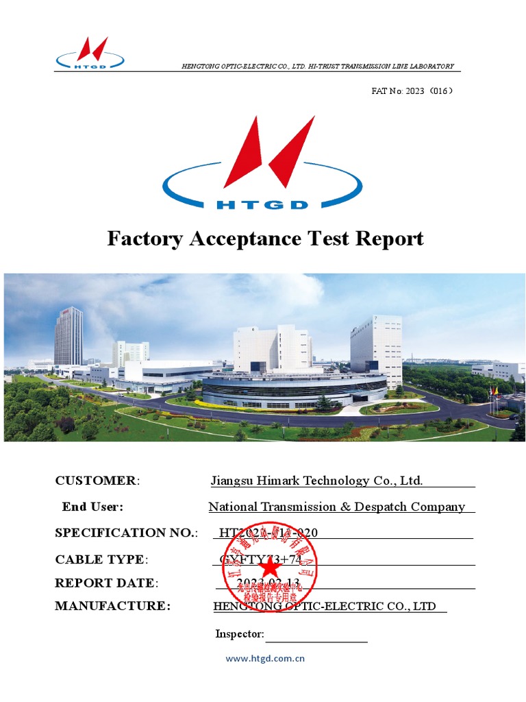 FAT Report FOC | PDF | Optical Fiber | Dispersion (Optics)