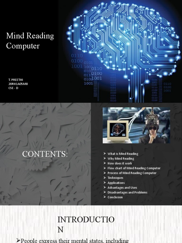 Mind Reading Computer | PDF | Mind | Thought