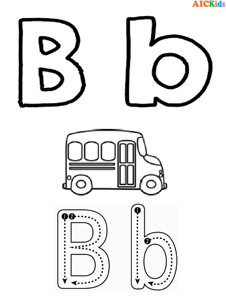 Letter B Worksheets.pdf | PDF