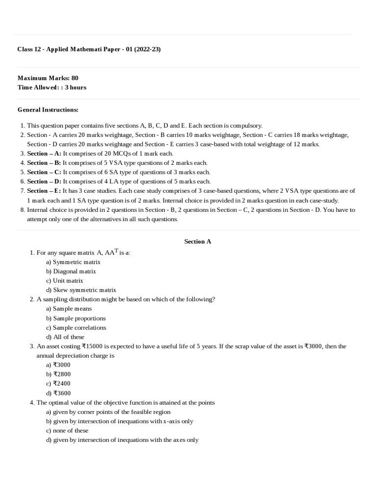 12 Appliedmaths1 | PDF | Mathematics