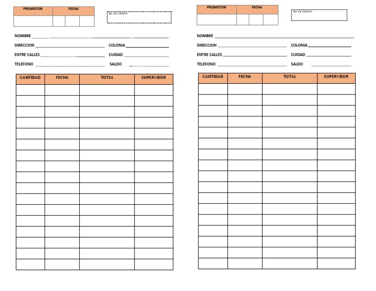 Tarjeta de Cobro | PDF