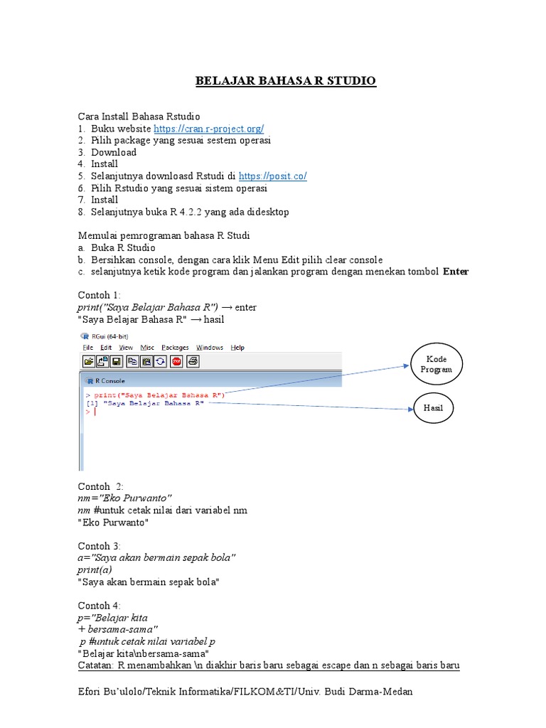 Bahasa R-V4 Baru | PDF | Komputer
