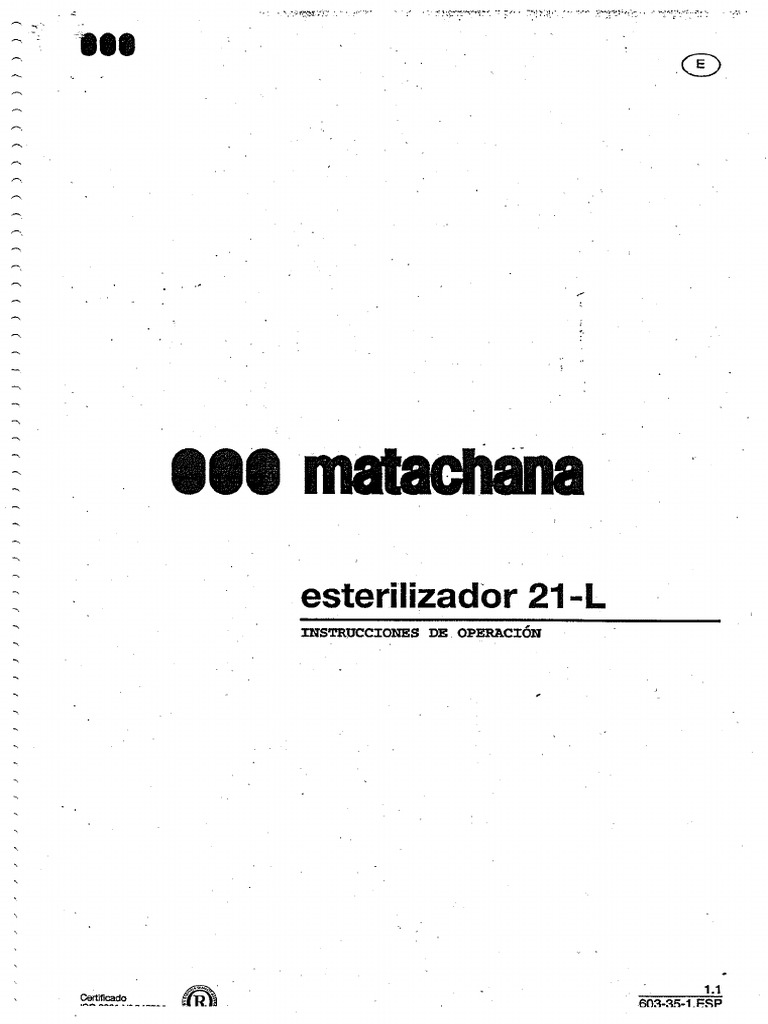Matachana 21L | PDF