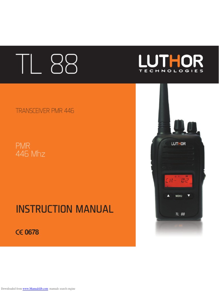 TL 88 PDF | PDF | Radio | Frequency Modulation