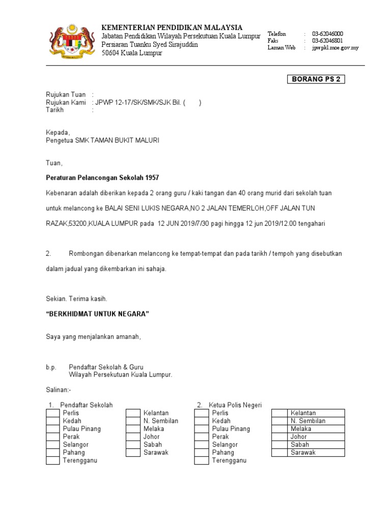 BORANG PS 2 Dan PS 3 PDF