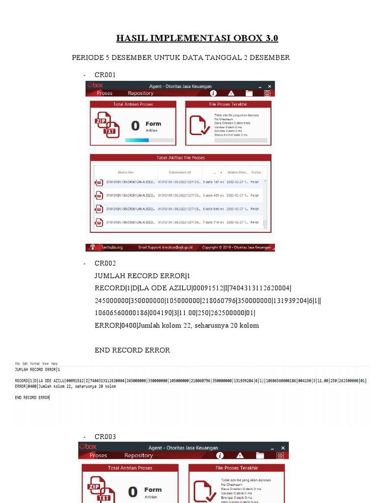 Hasil Implementasi Obox 3.0 | PDF | Komputer