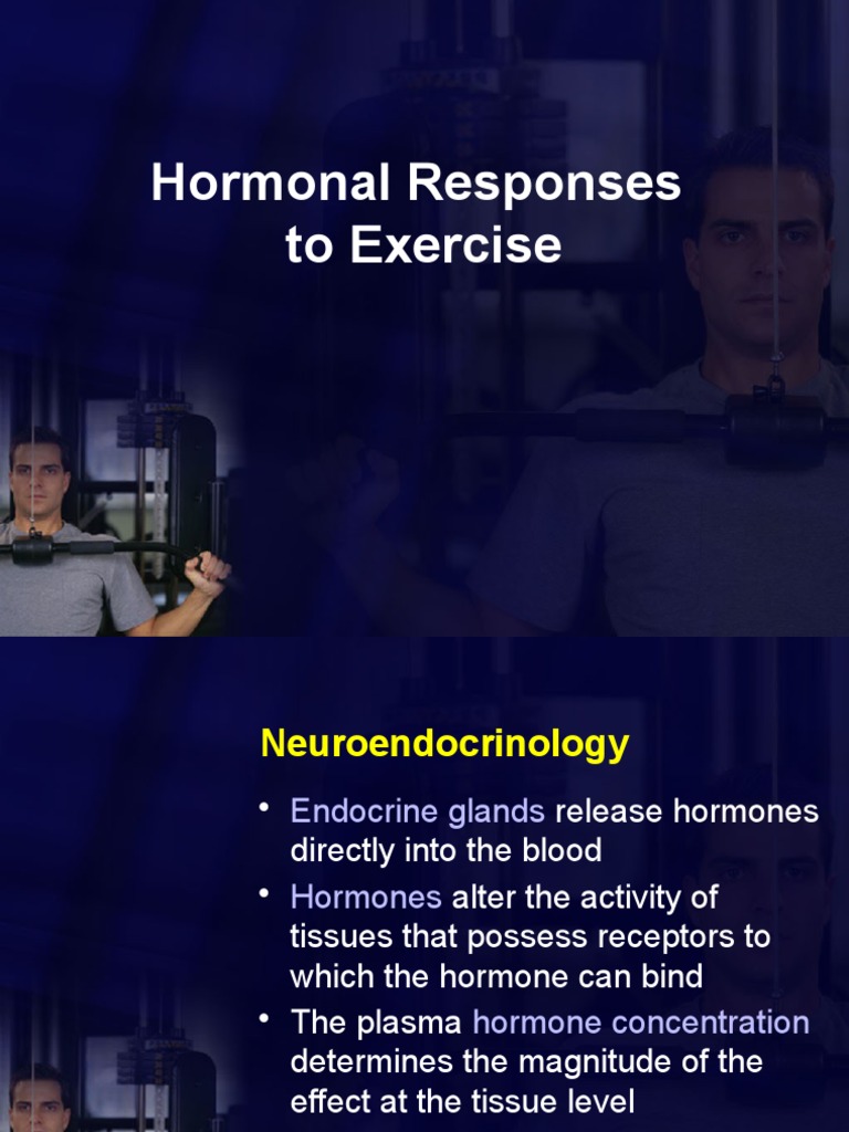 Hormonal Response To Exercise | PDF | Endocrine System | Hormone