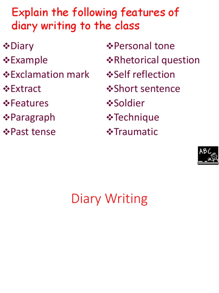 Diary Writing Features | PDF