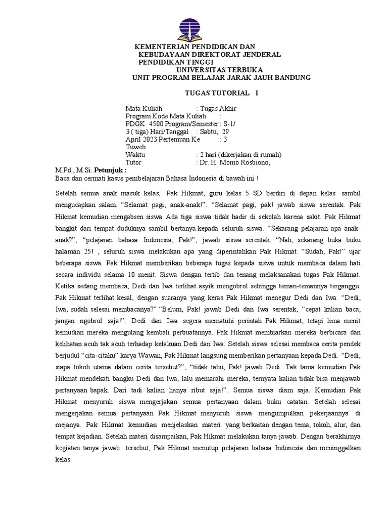 TT1 Tap Suci | PDF | Karier & Perkembangan