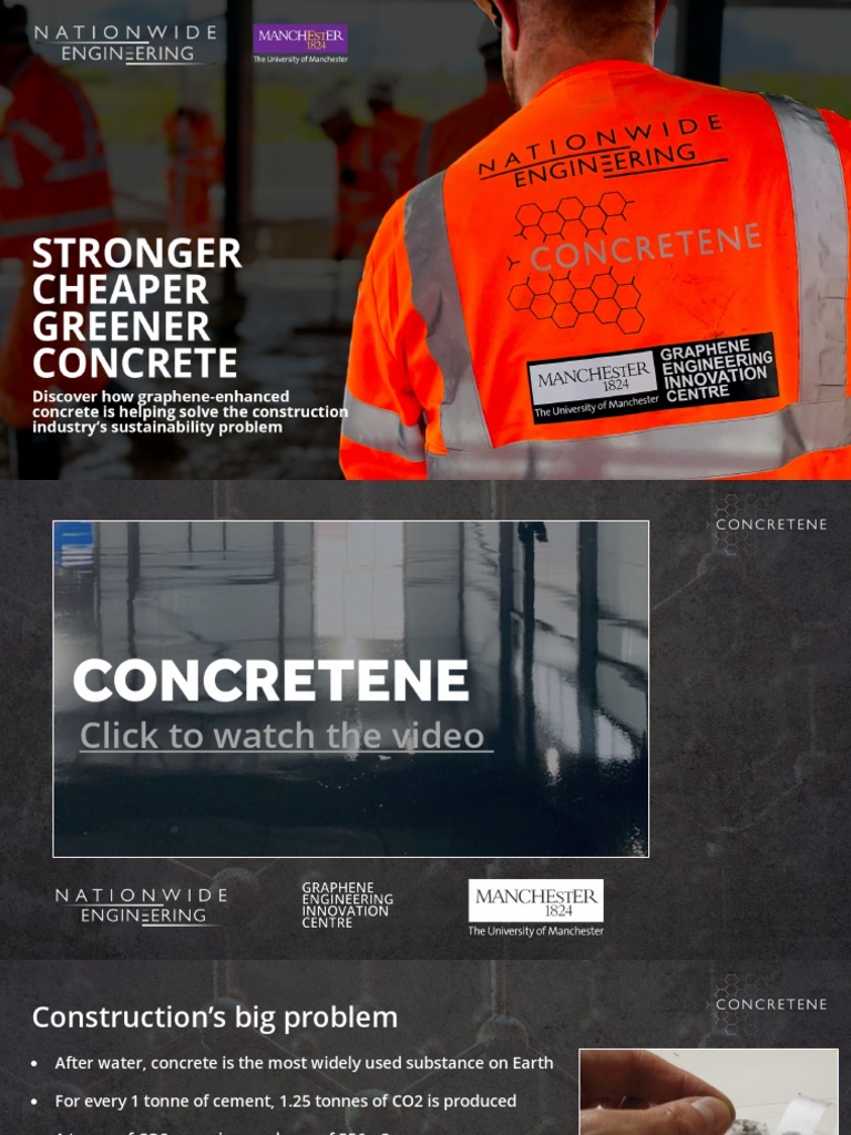 Concretene Graphene Enhanced Concrete - 230428 - 130510 | PDF | Concrete | Graphene