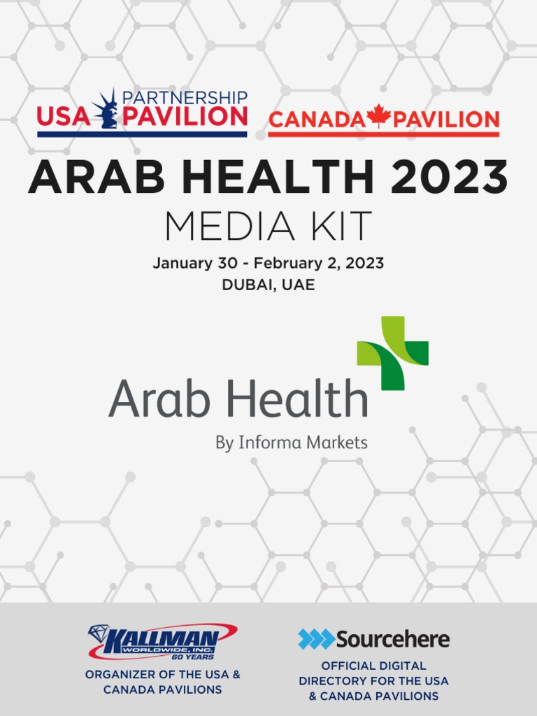 Arab-Health-2023-USA-Canada-pavilions-media Kit | PDF | Pharmacy | Hospital