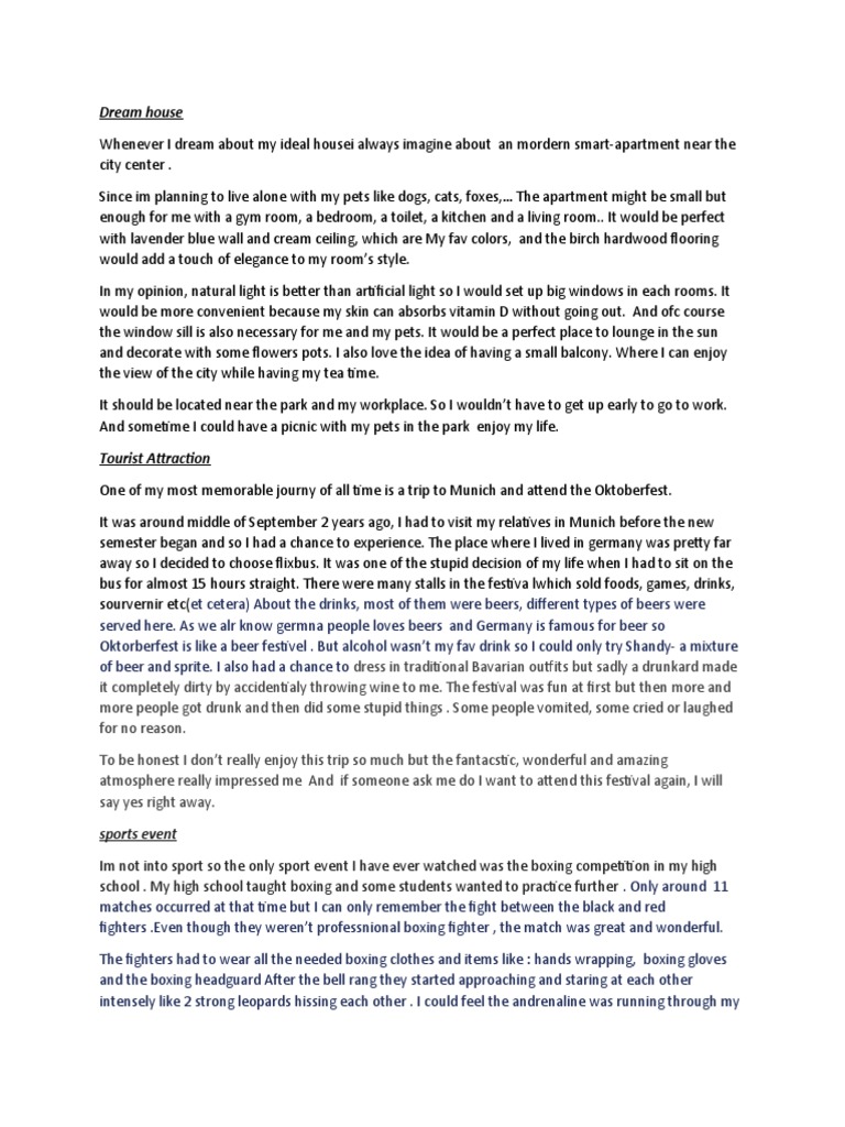 Dream House (Speaking) | PDF