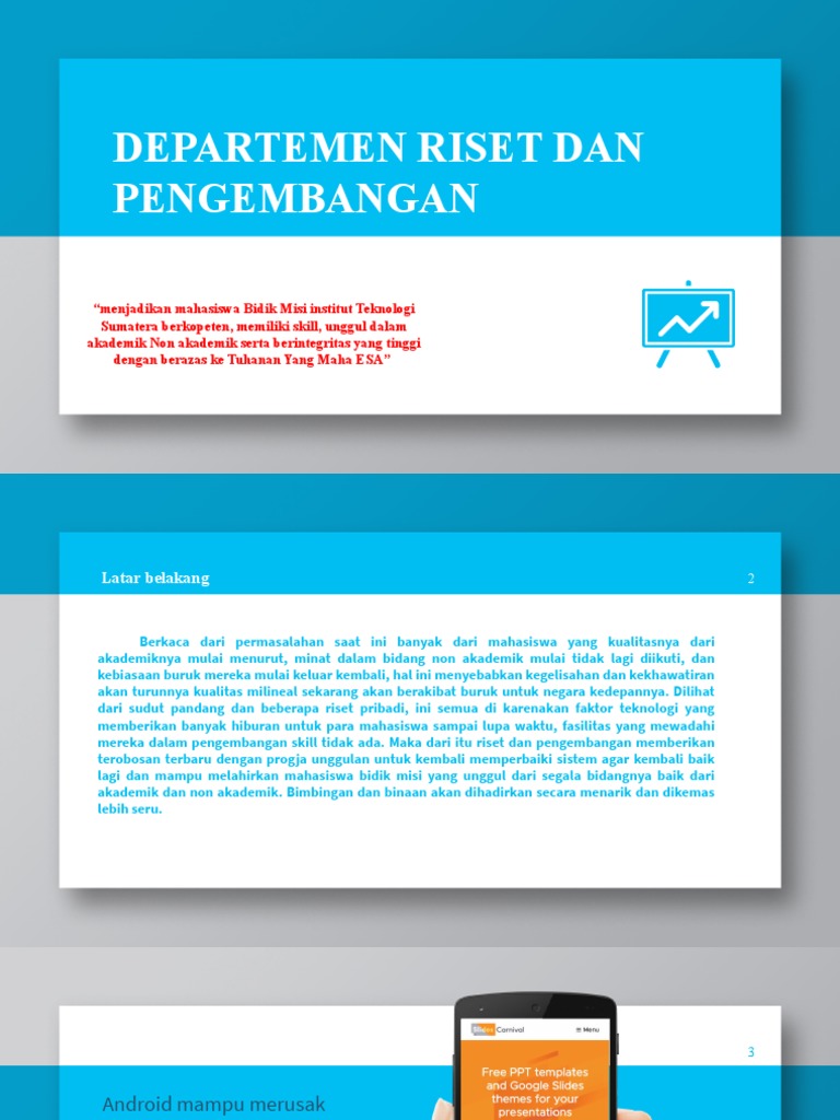 Departemen Riset Dan Pengembangan | PDF
