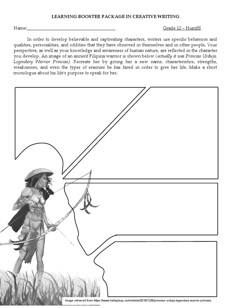 Learning Booster Package in Creative Writing | PDF