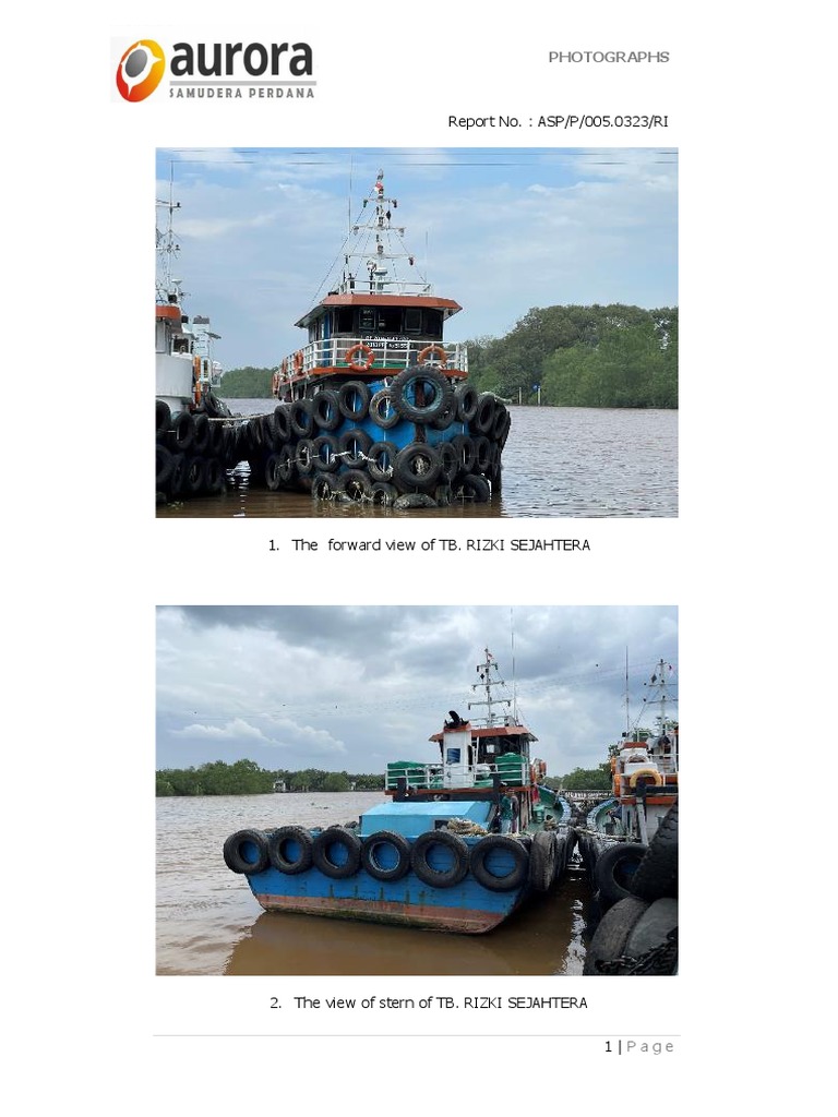 Photo TB. RIZKI SEJAHTERA PDF | PDF | Watercraft | Water Transport