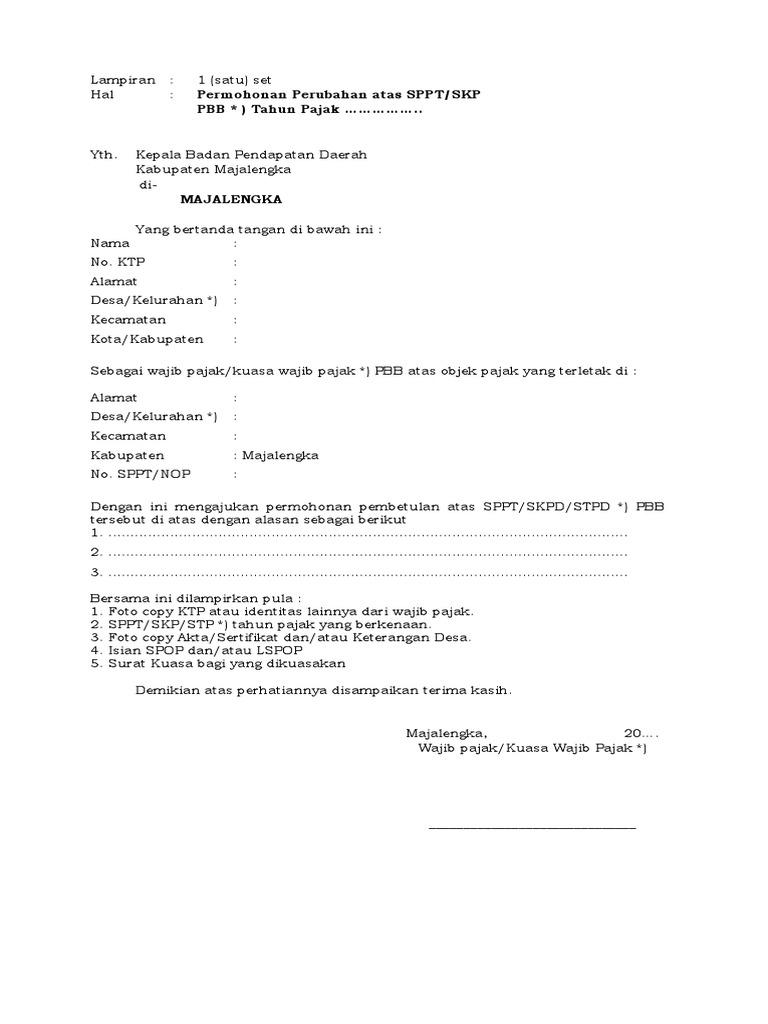 Format Usulan Perubahan | PDF | Bisnis | Teknologi & Rekayasa