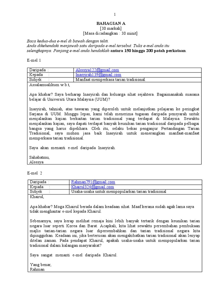 Soalan Pat T4 BM K1 | PDF