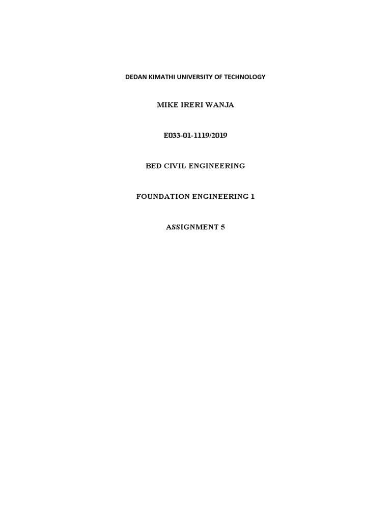 Dedan Kimathi University of Technology | PDF